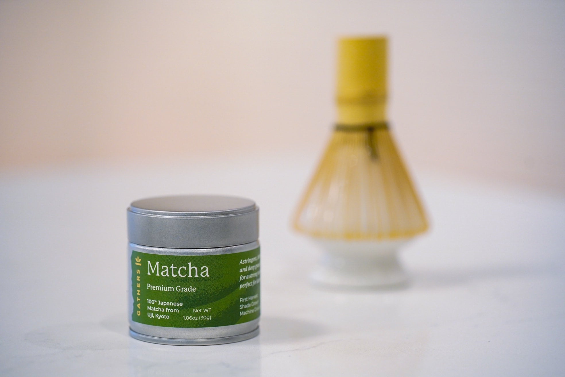 Gathers Premium Ceremonial Grade Matcha (Perfect for Lattes) - 30g ...